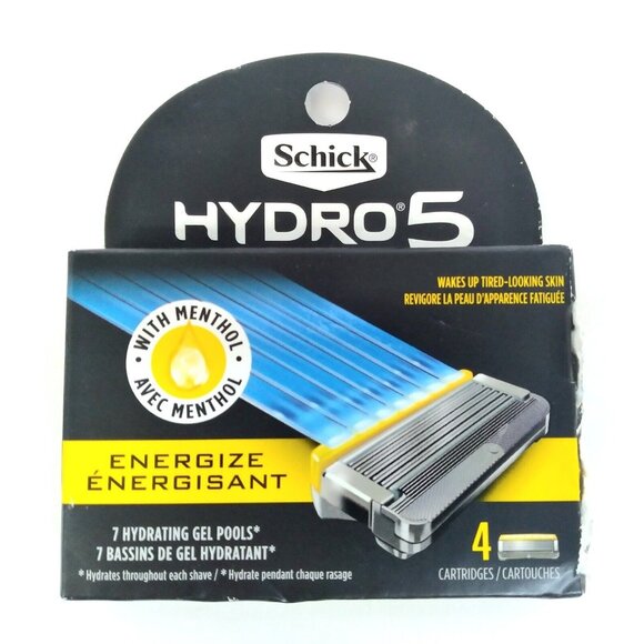 Schick | Grooming | Schick Hydro 5 Blade Energize Cartridge Refills 4 ...